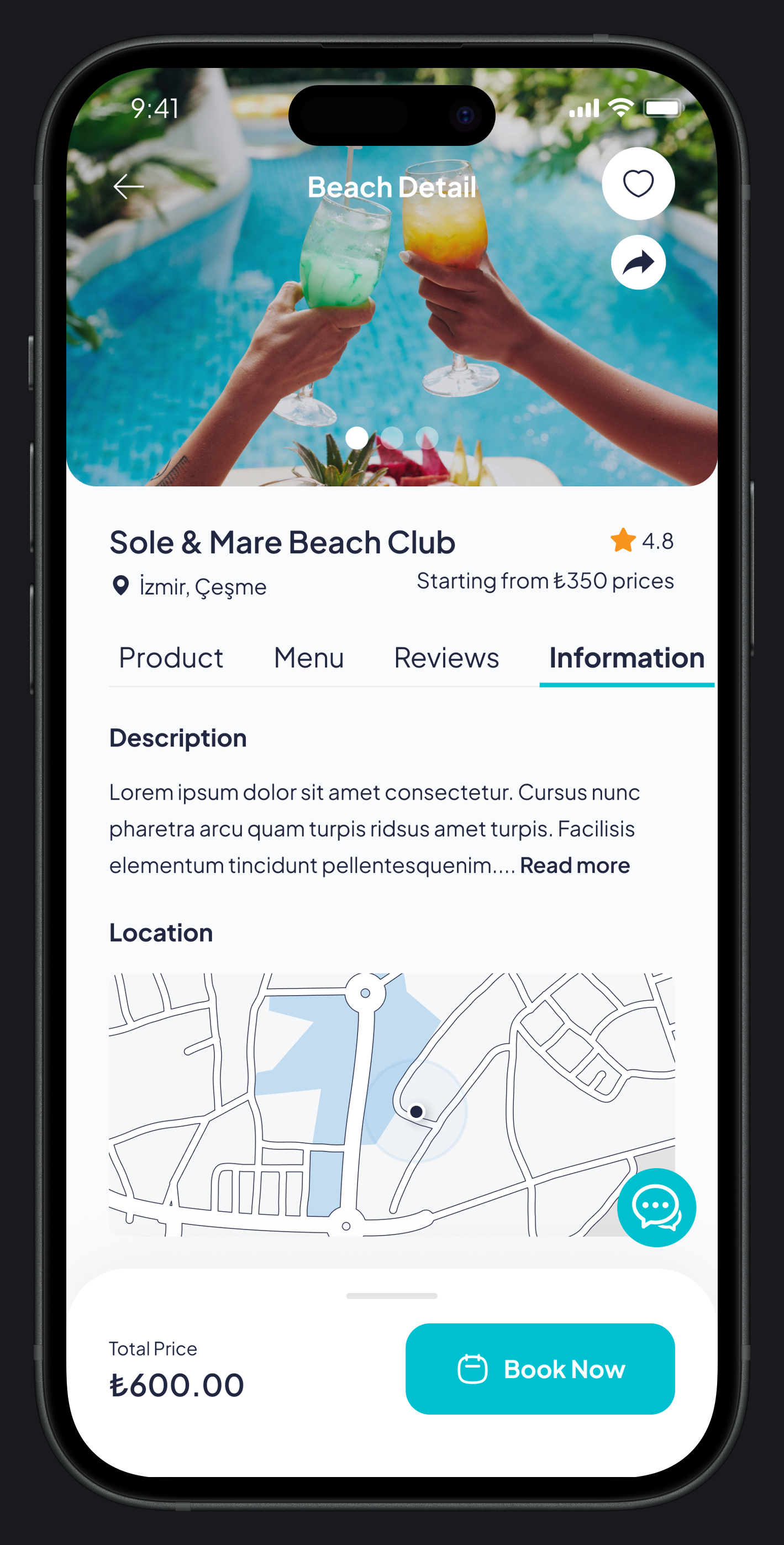 Go Beach Mobile App – Selcuk Aker